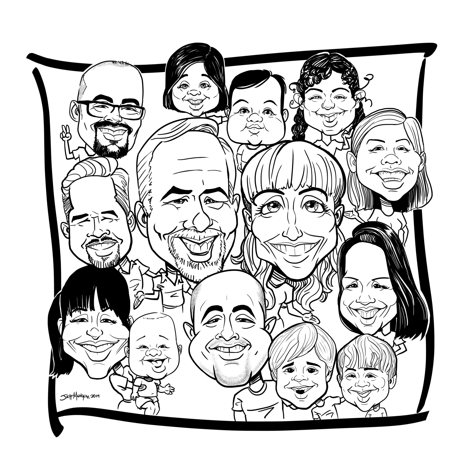 Caricature Art - Key Signature Entertainment